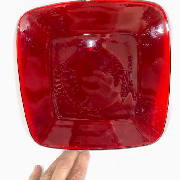 Anchor Hocking | Kitchen | Vintage Anchor Hocking Fireking Charm Ruby ...